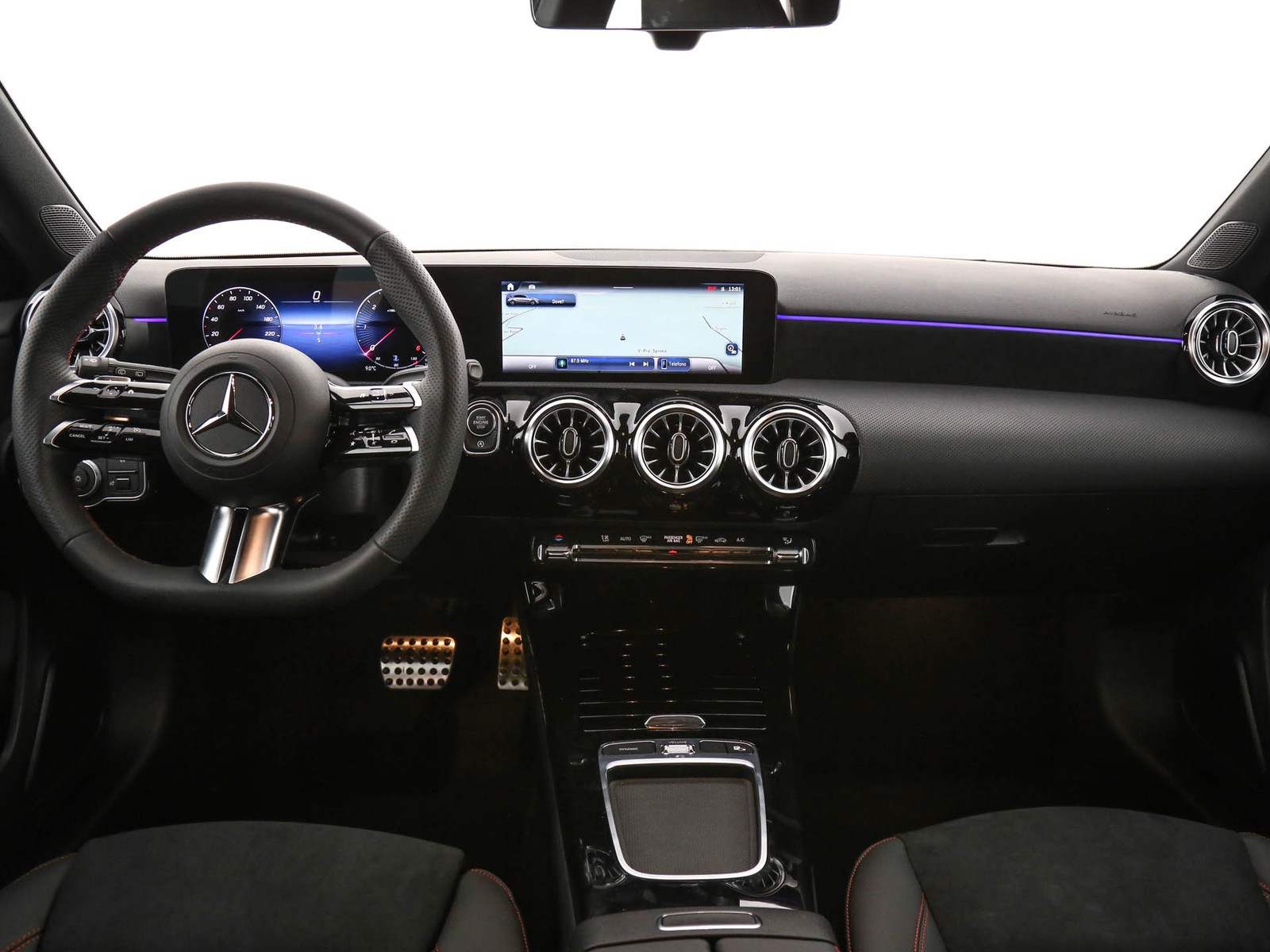 Mercedes Classe A 180 d amg line advanced plus auto nero 39.800€